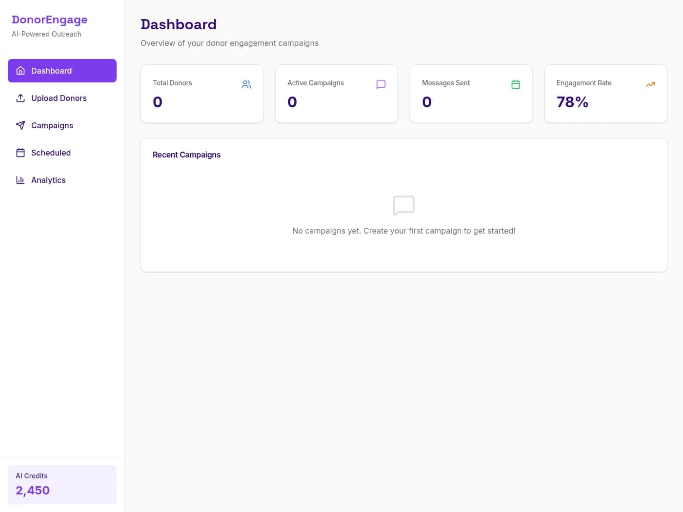 Charity Donor Engagement AI Suite