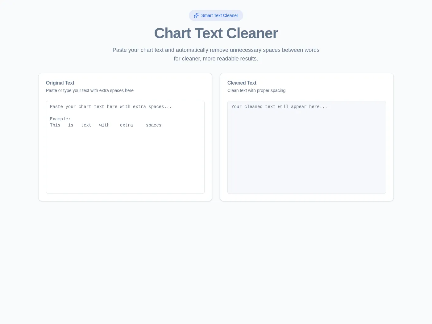 Smart Chart Text Cleaner