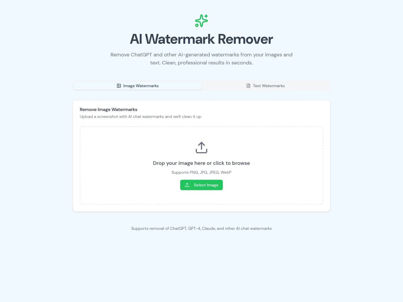Chat AI Watermark Remover