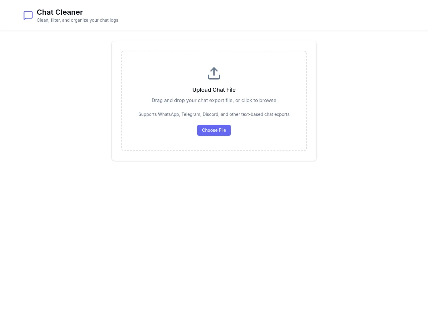 Chat Cleaner - Effortless Chat Log Management