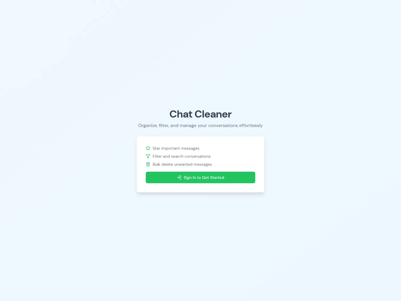 Chat Cleaner: Easily Organize and Clean Your Conversations