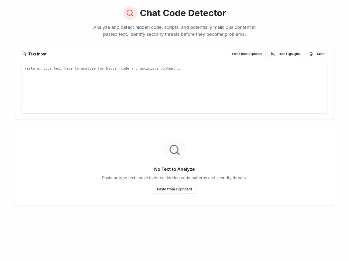 Chat Code Detector and Converter