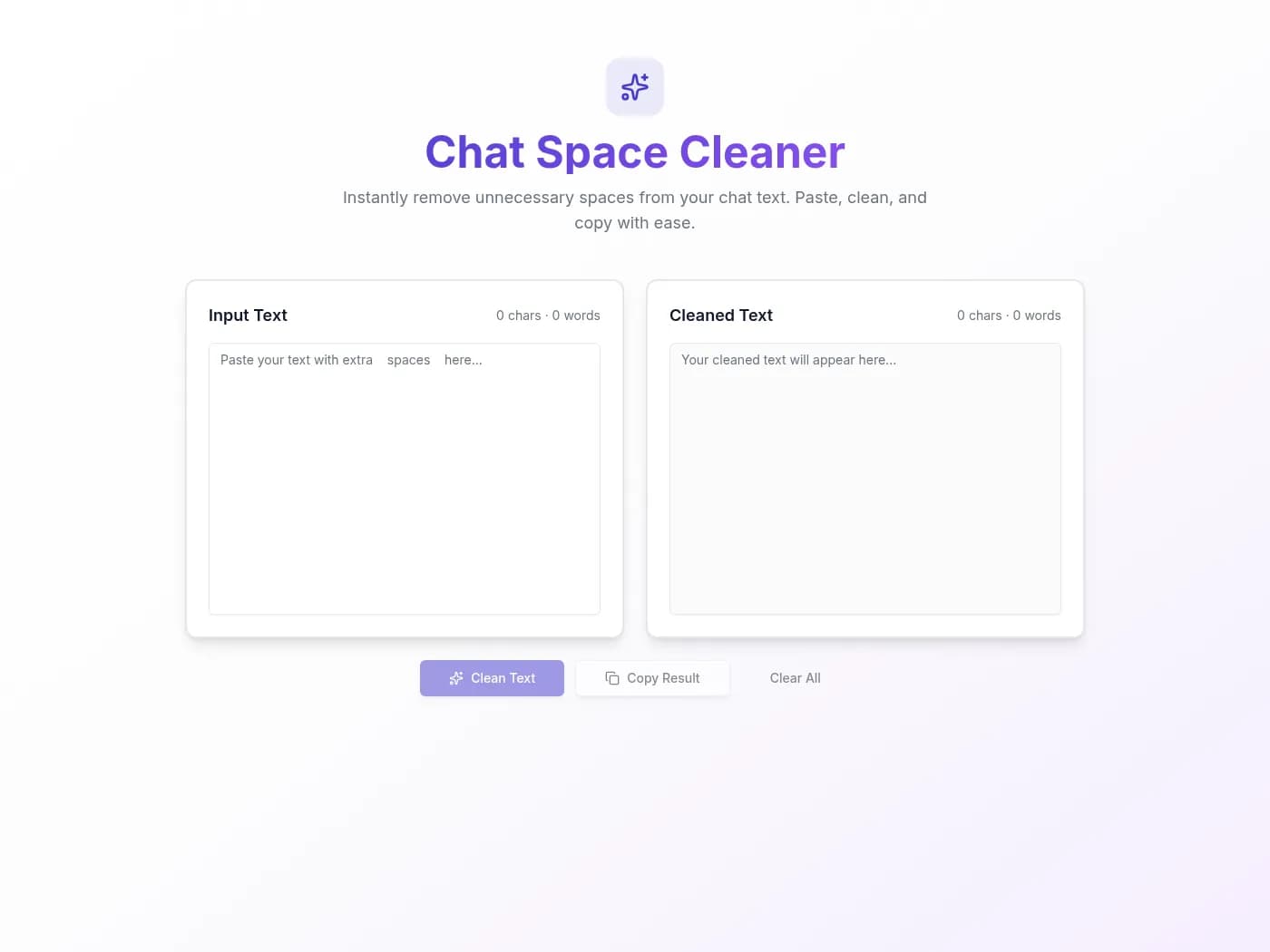 Chat Space Cleaner