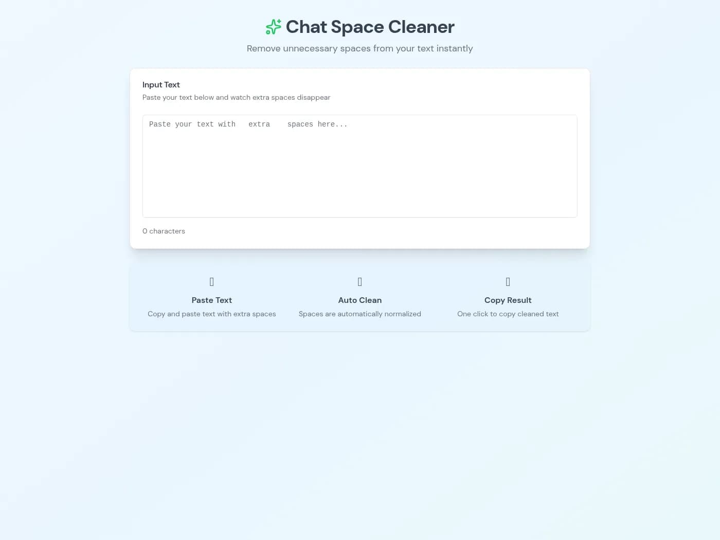 Chat Space Cleaner