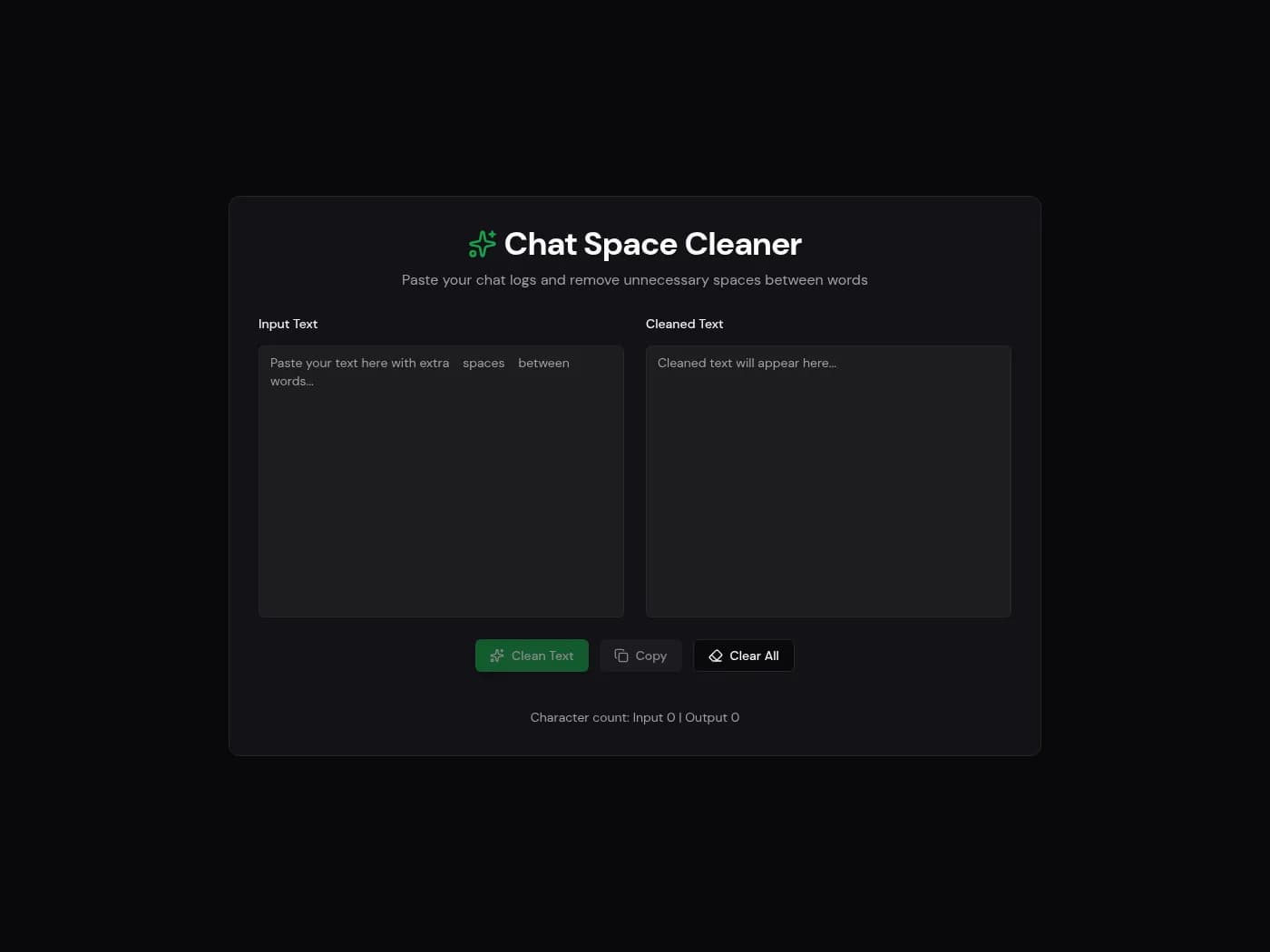 Chat Space Cleaner
