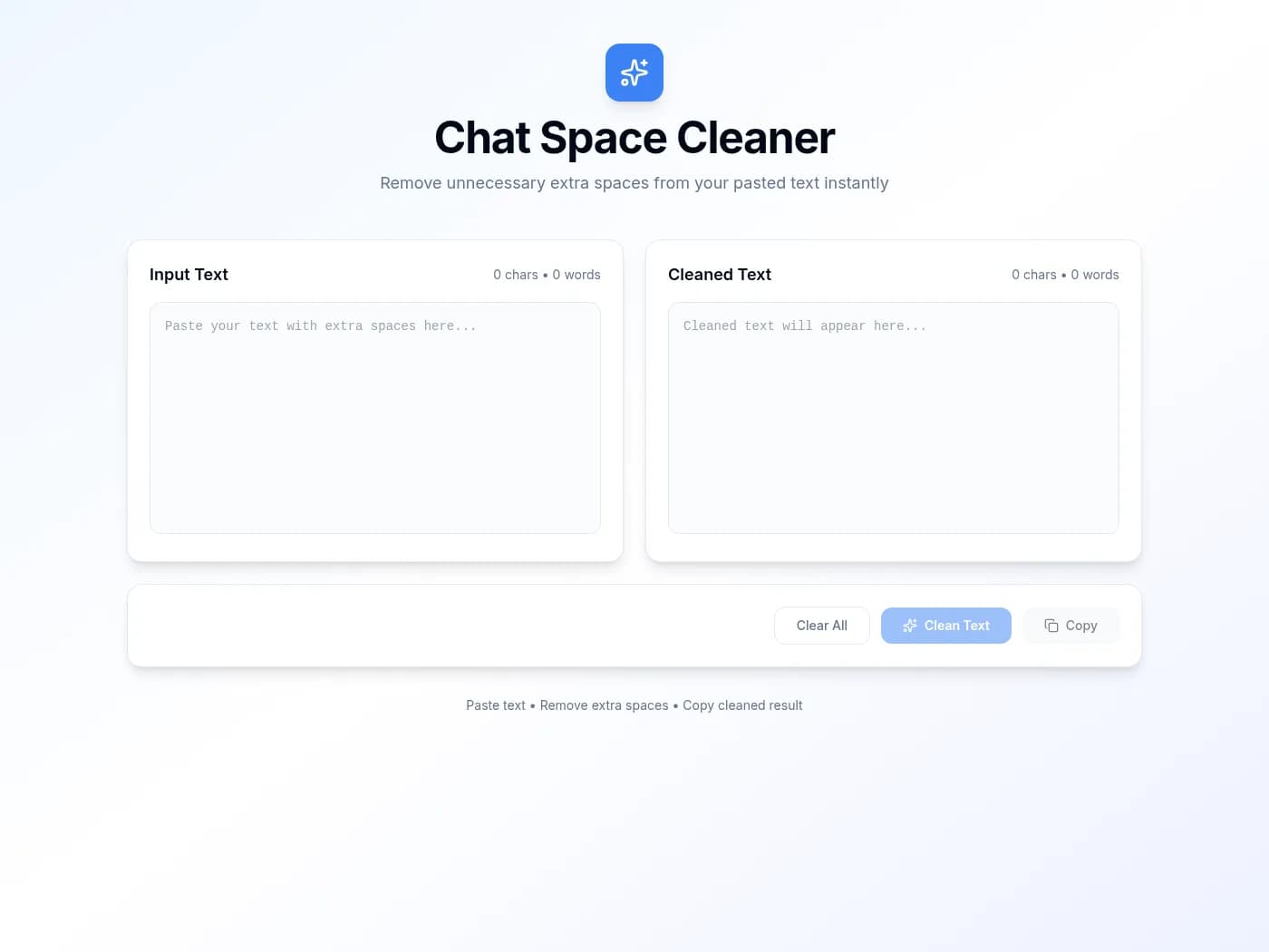 Chat Space Cleaner Tool