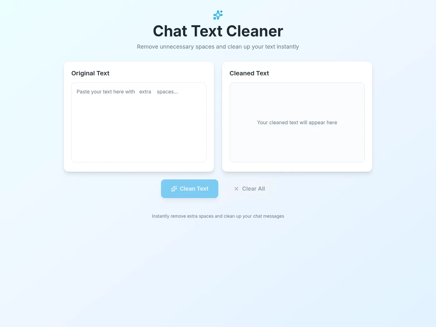 Chat Text Cleaner