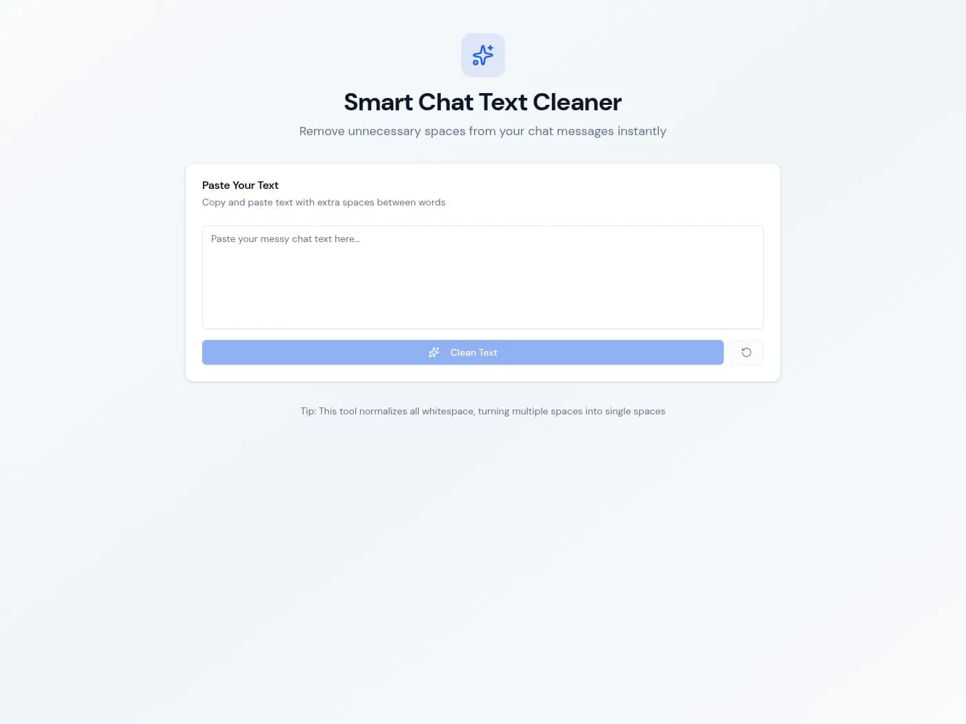Smart Chat Text Cleaner