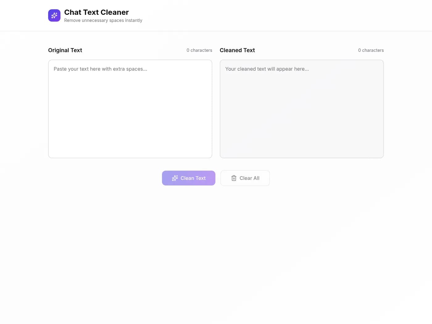 Chat Text Cleaner