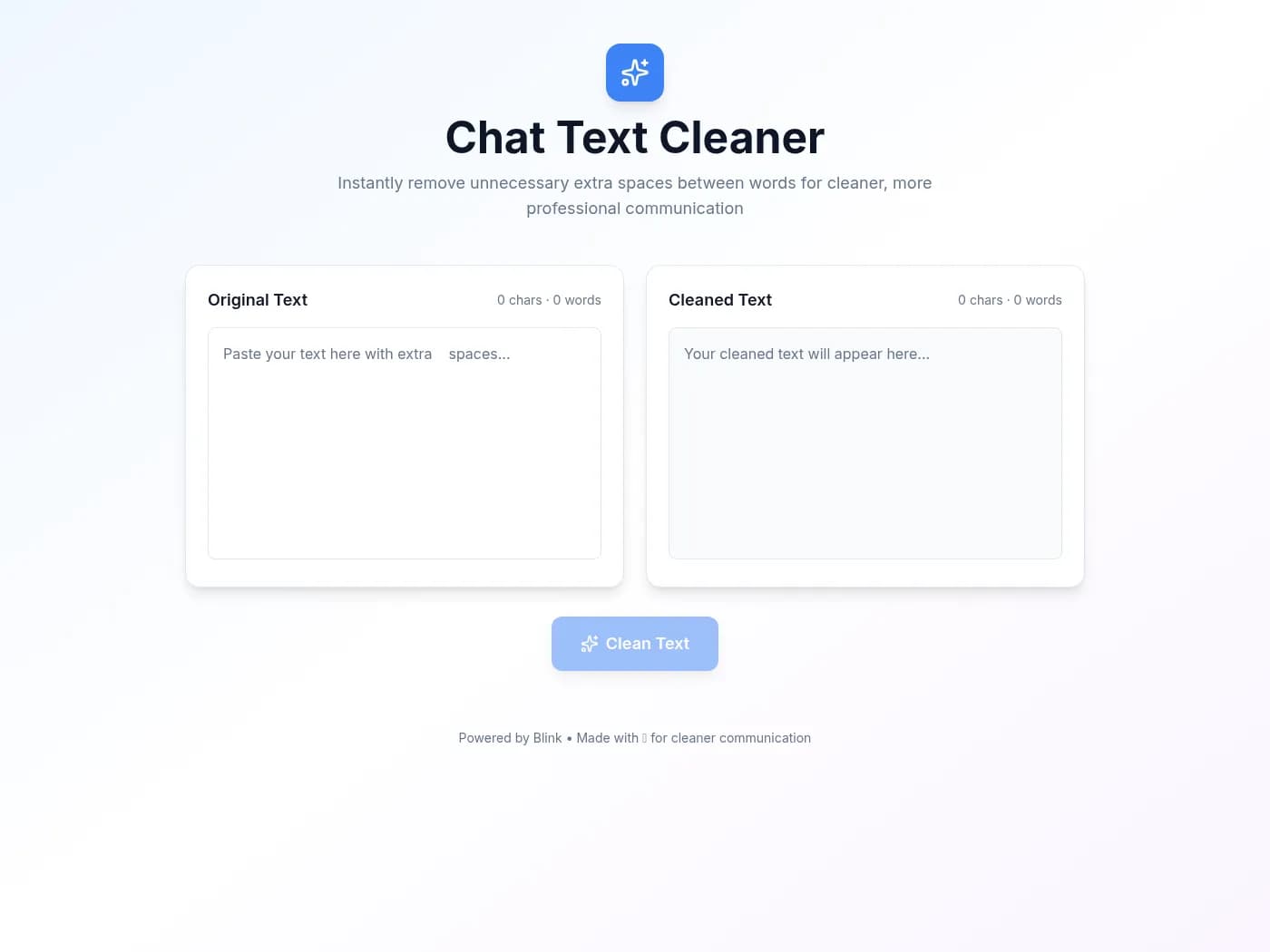 Chat Text Cleaner