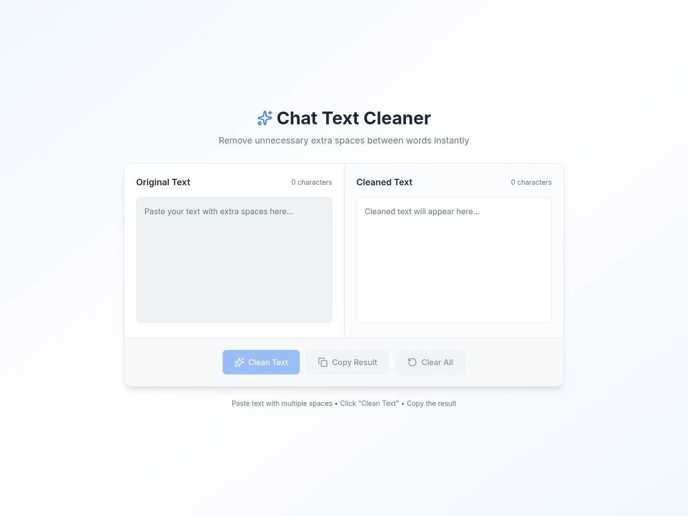 Chat Text Cleaner