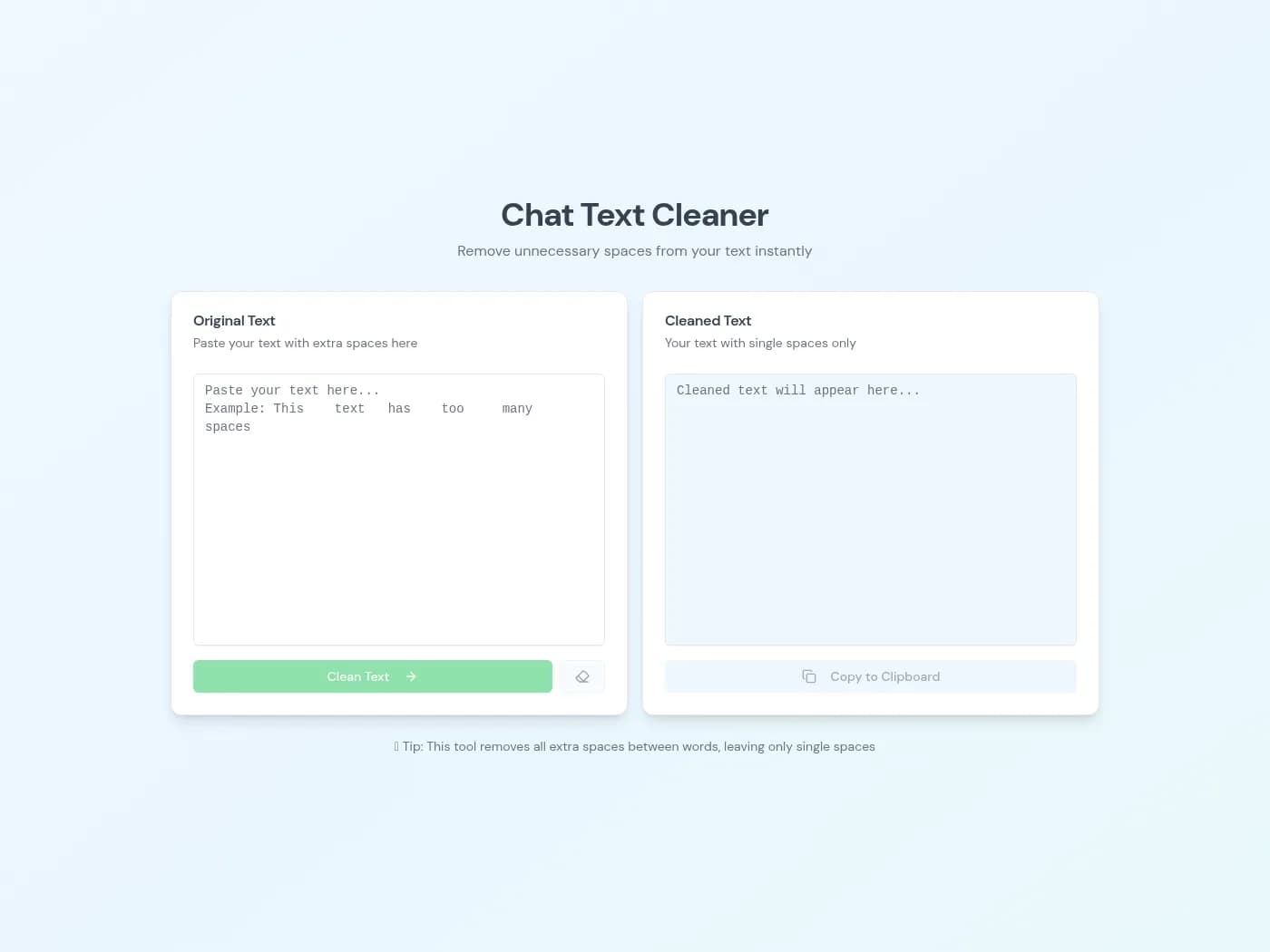 Chat Text Cleaner