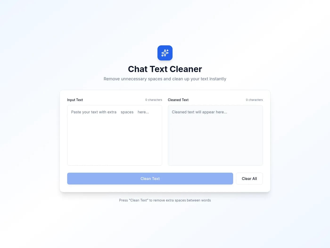 Chat Text Cleaner