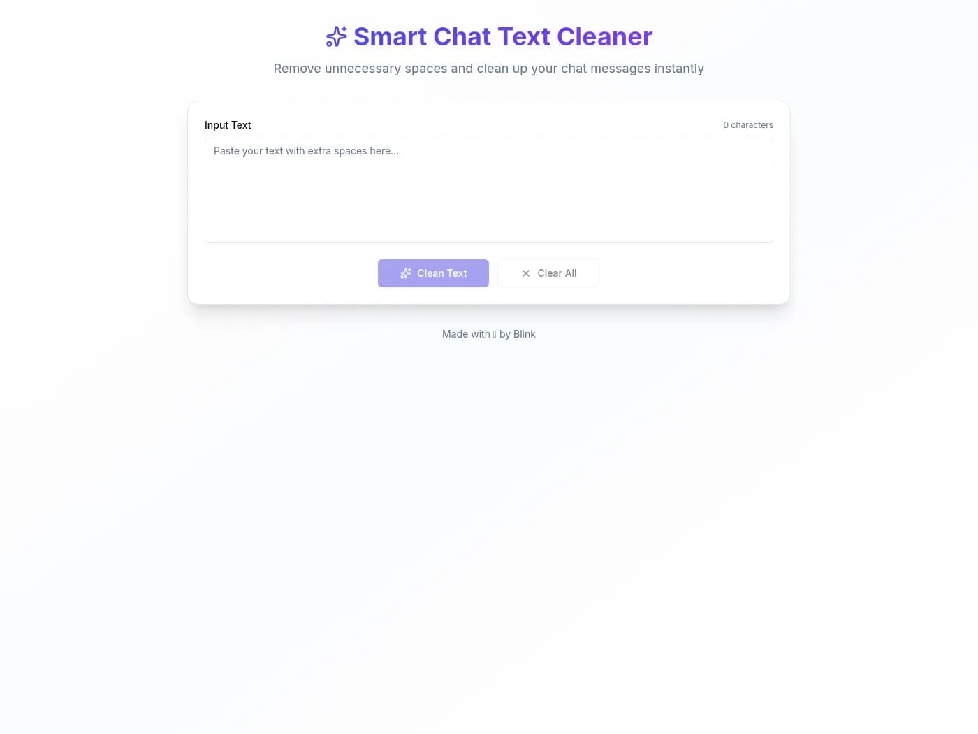 Smart Chat Text Cleaner