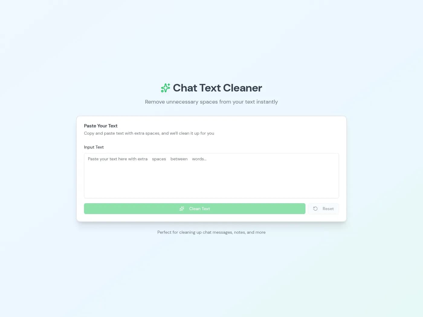 Chat Text Cleaner