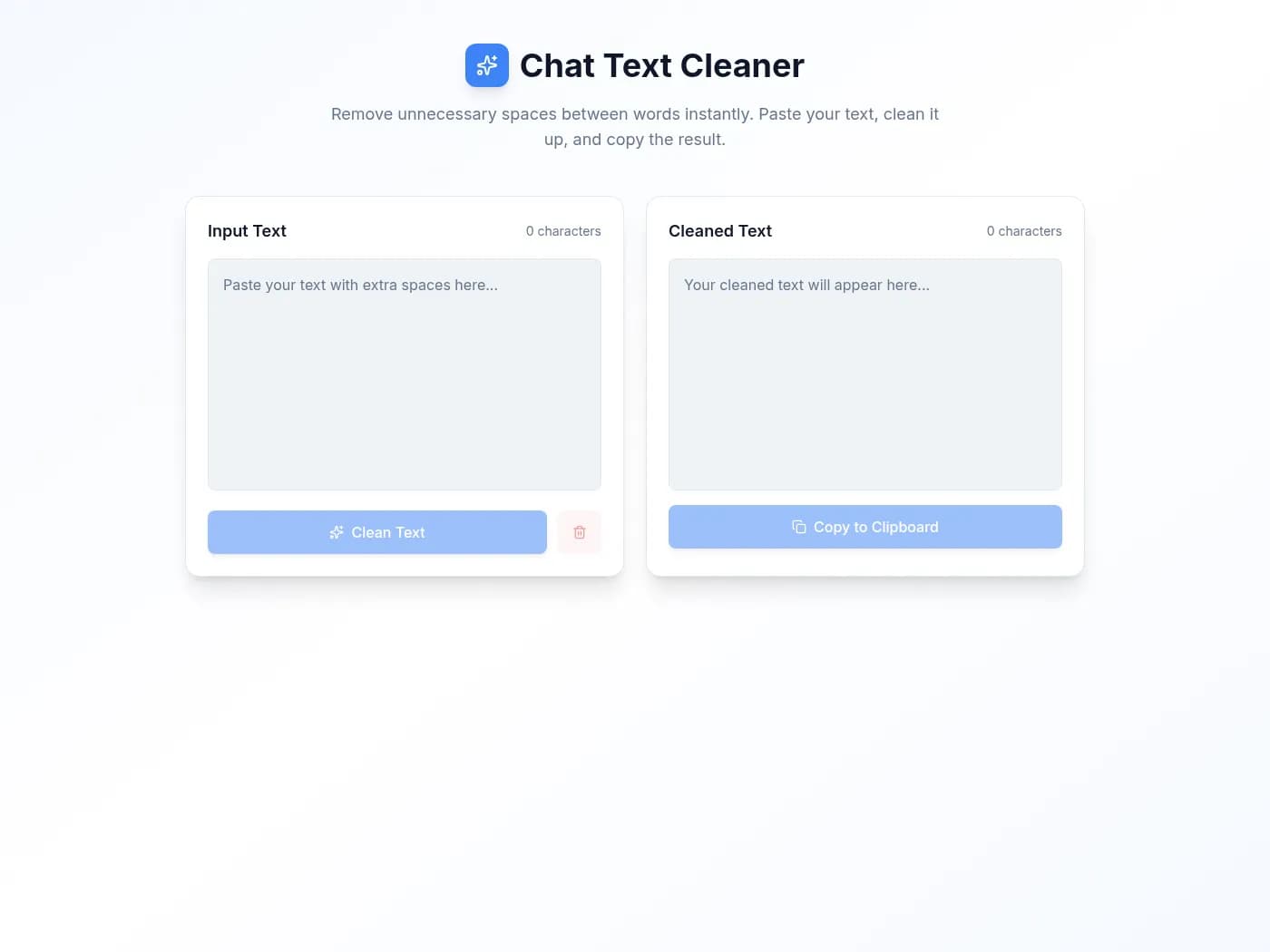 Chat Text Cleaner and Formatter