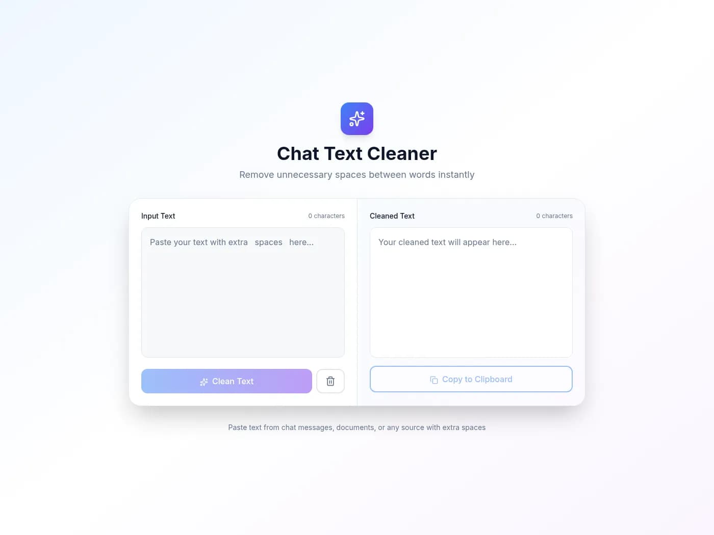 Chat Text Cleaner