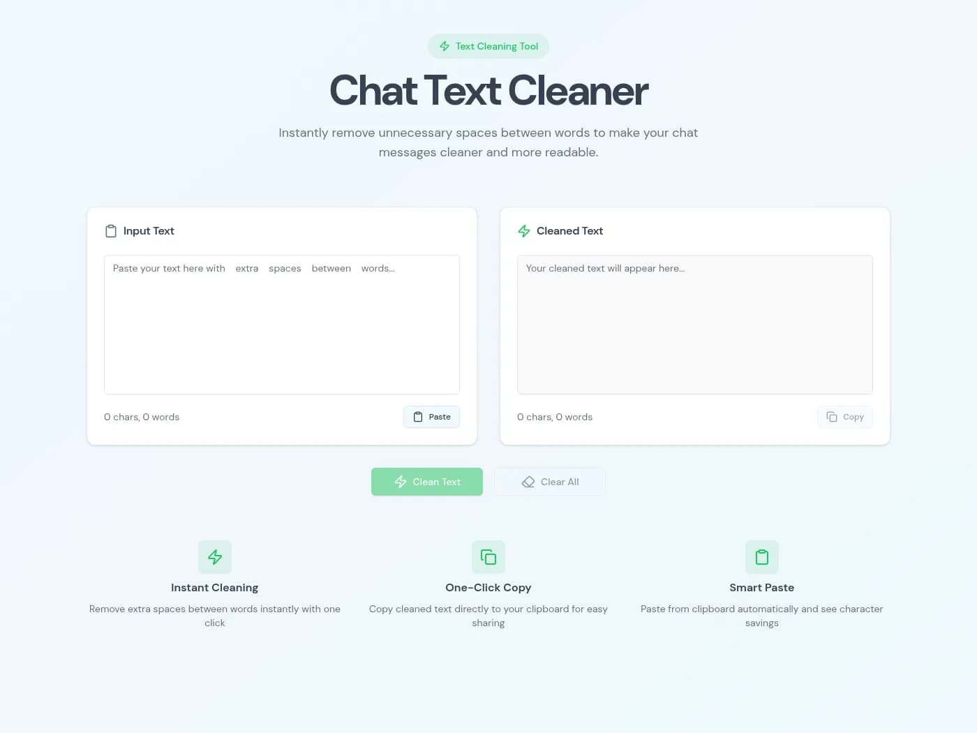 Chat Text Cleaner
