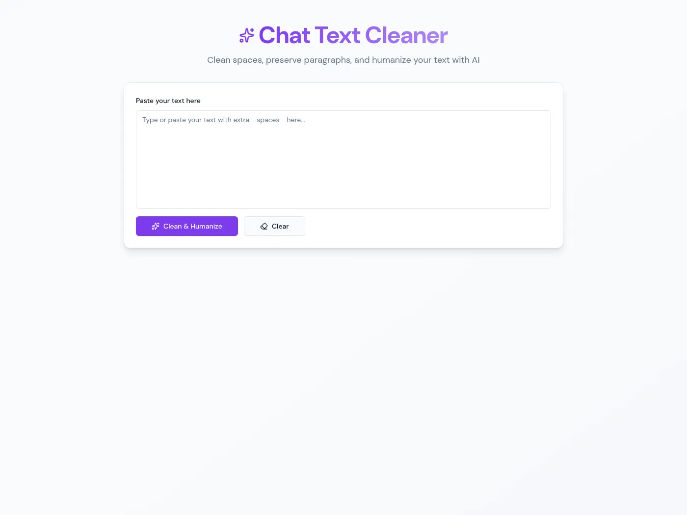 Chat Text Cleaner