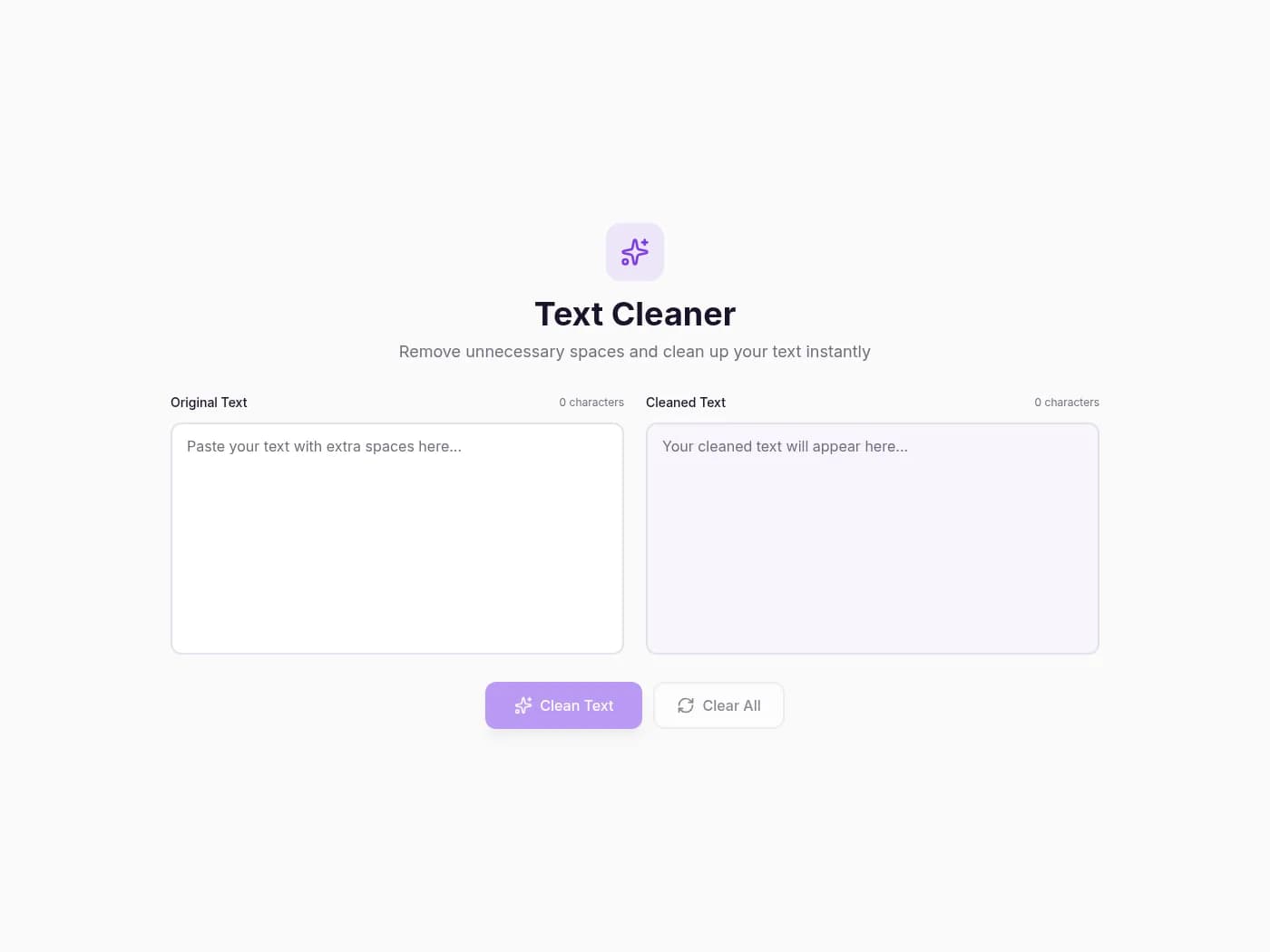 Chat Text Cleaner Tool