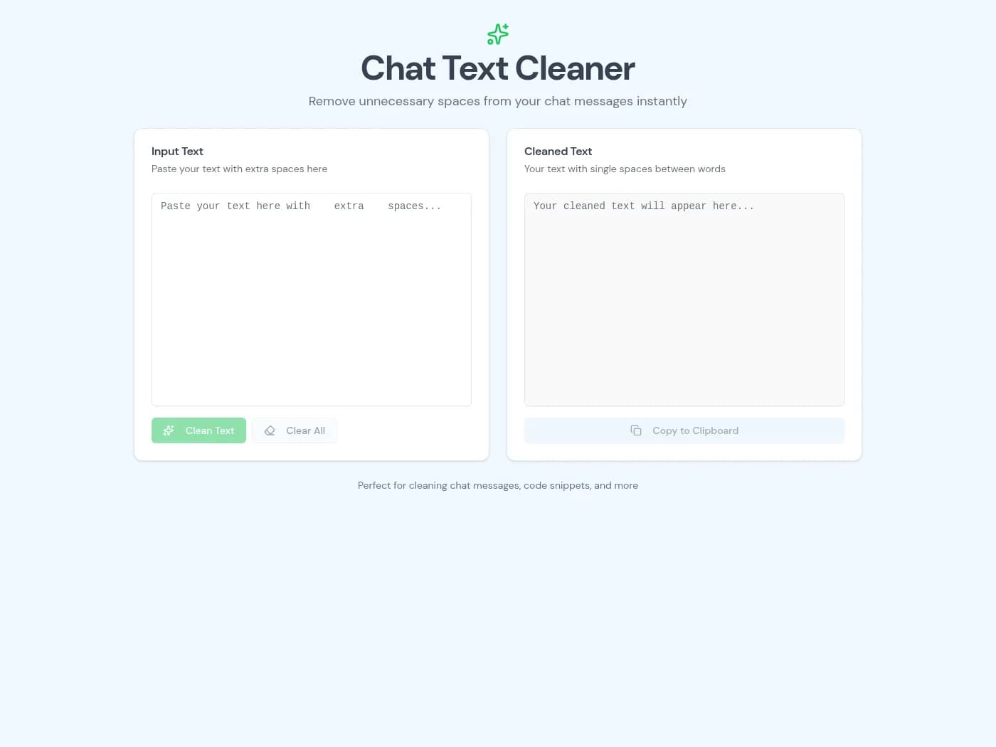 Chat Text Cleaner
