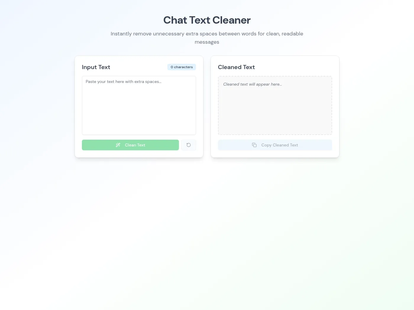 Chat Text Cleaner