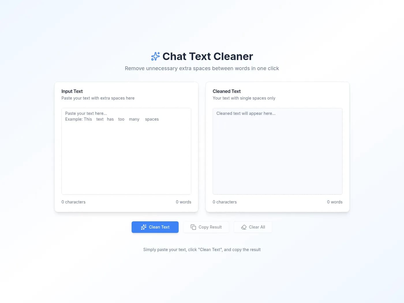 Chat Text Cleaner