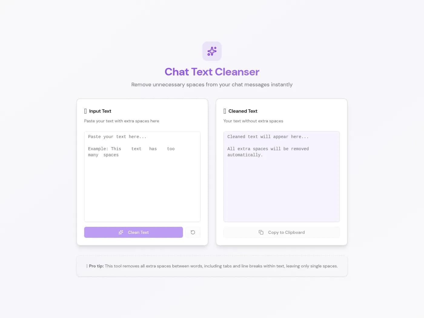 Chat Text Cleanser
