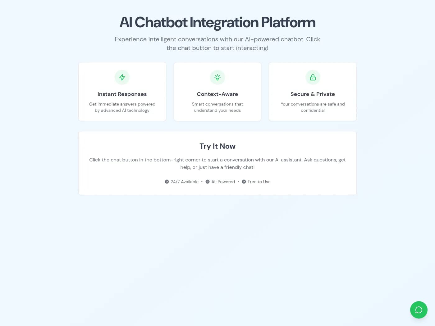 AI Chatbot Integration Platform