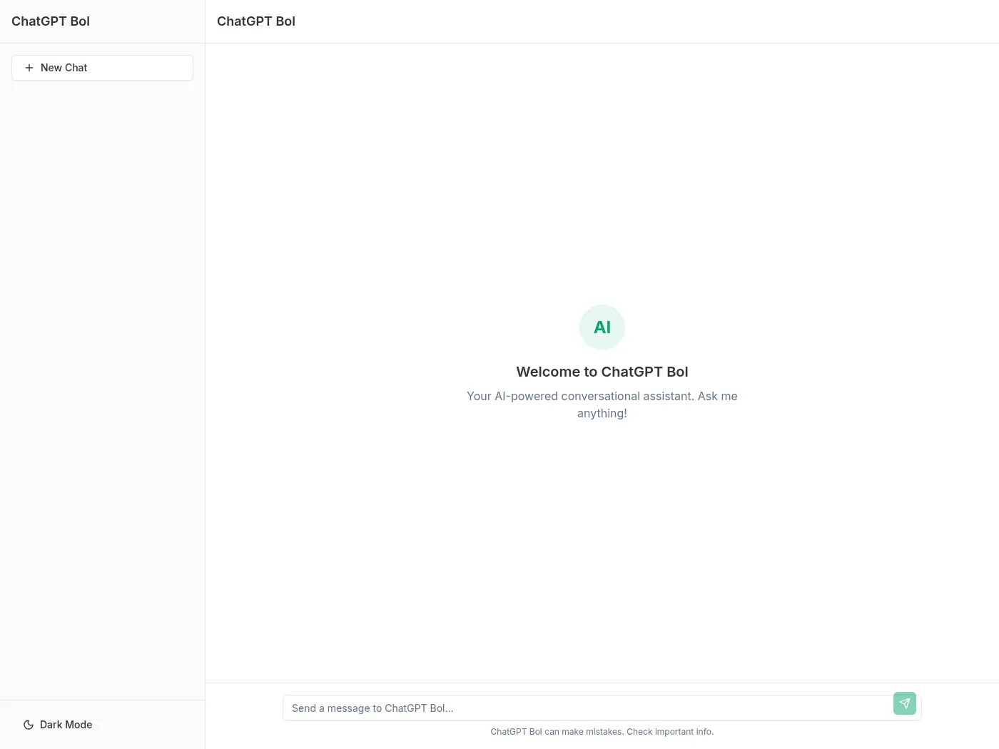 ChatGPT Bol: AI-Powered Conversational Assistant
