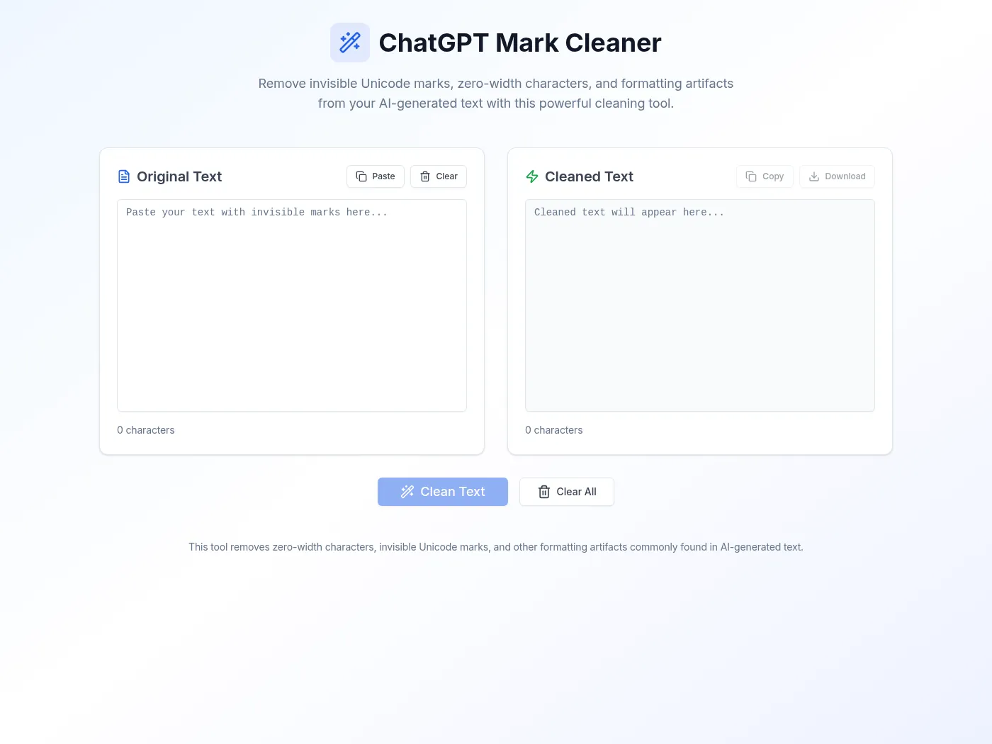 ChatGPT Invincible Mark Cleaner