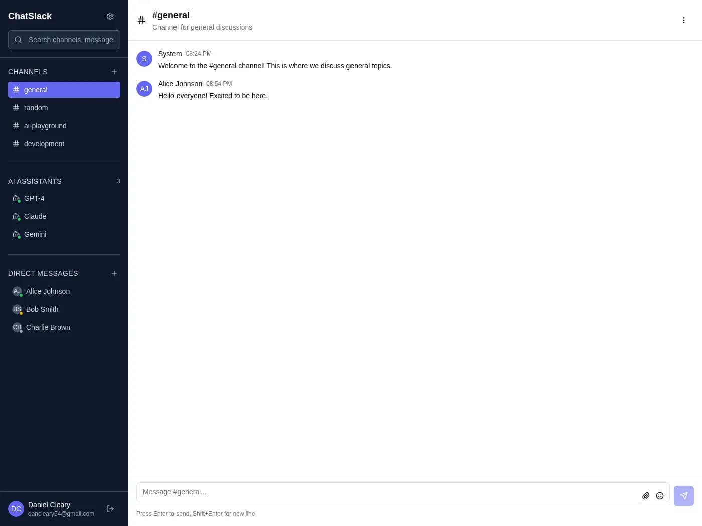 ChatGPT-Slack Hybrid Collaboration App