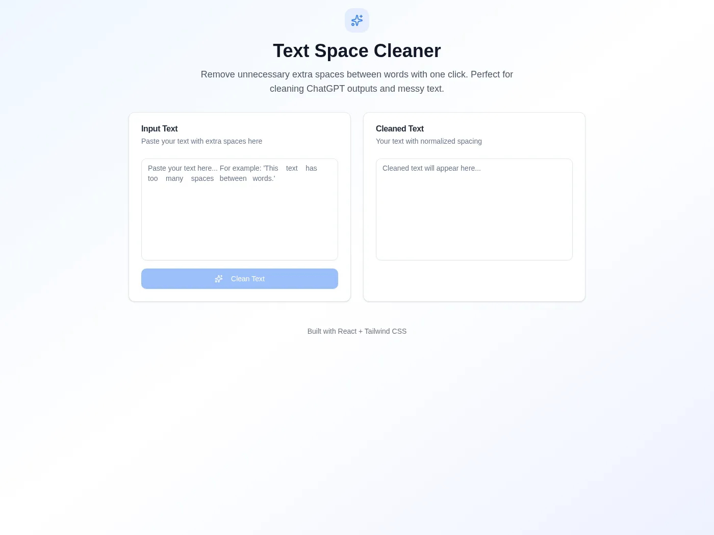 ChatGPT Space Cleaner Tool