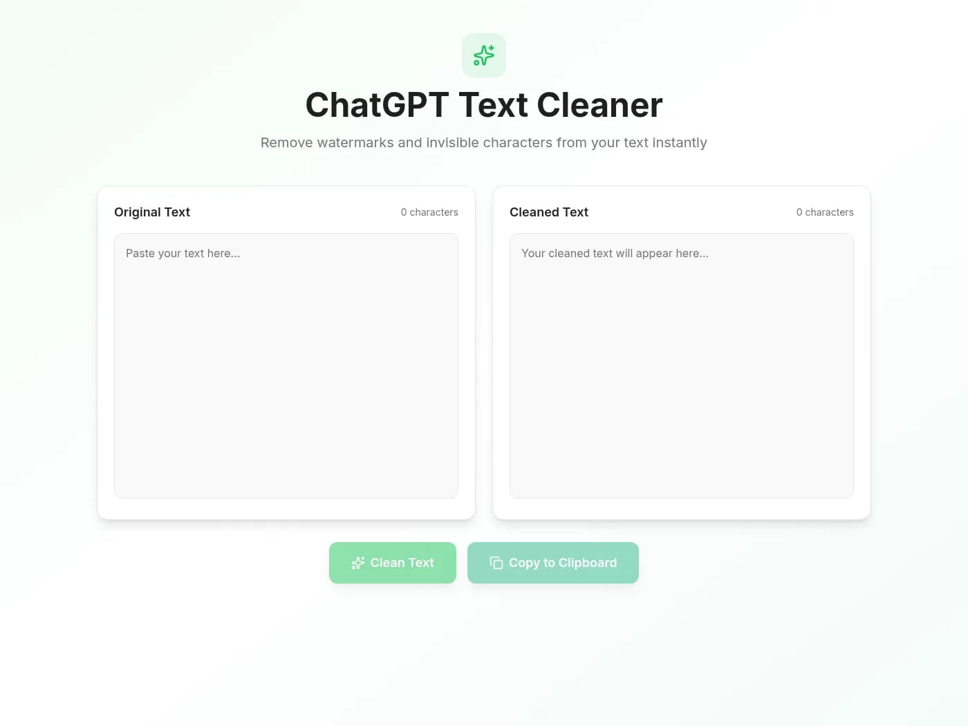 ChatGPT Text Cleaner