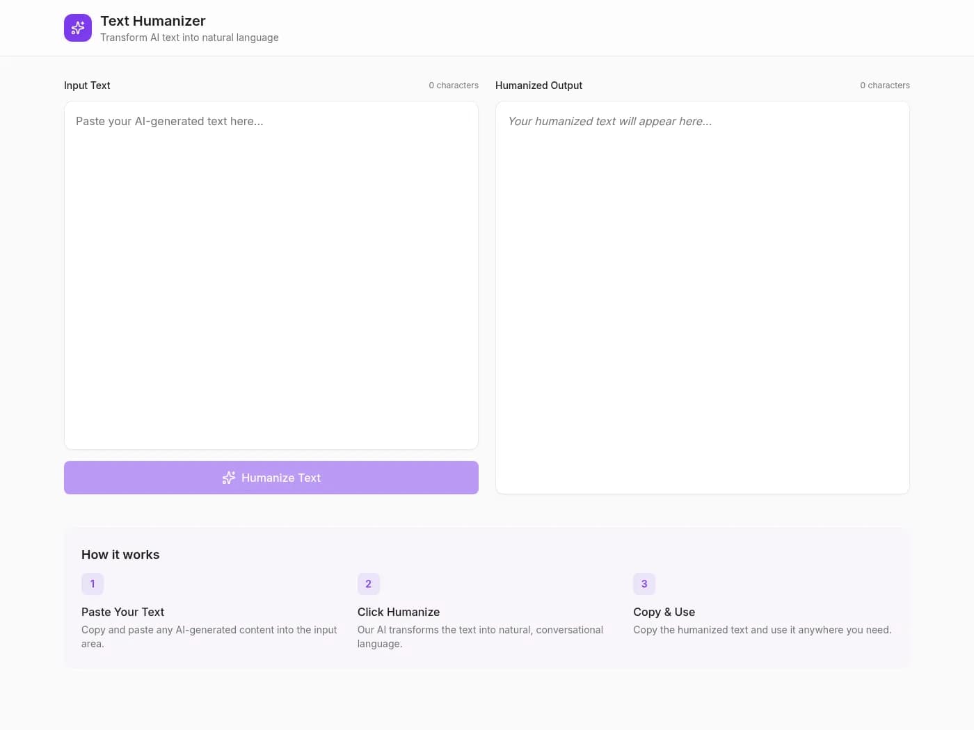 ChatGPT Text Humanizer Tool