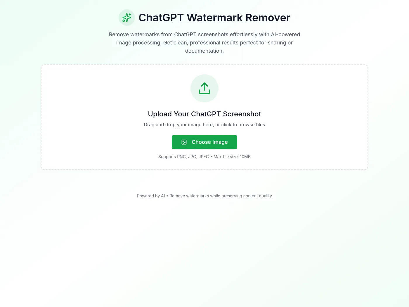 ChatGPT Watermark Remover