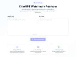 ChatGPT Watermark Remover