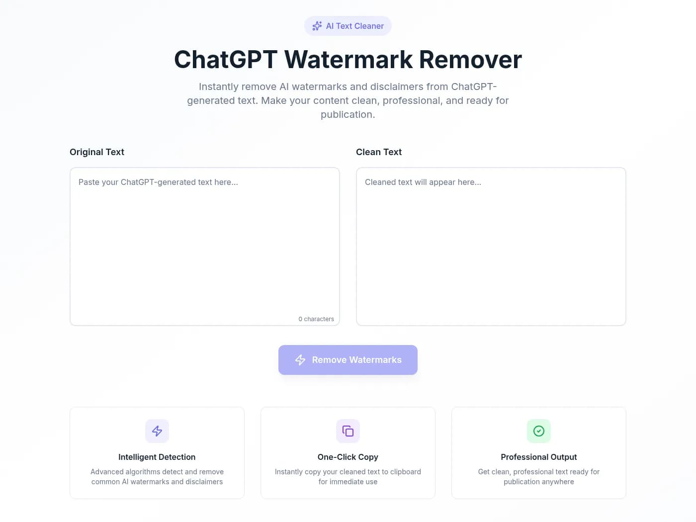 ChatGPT Watermark Remover