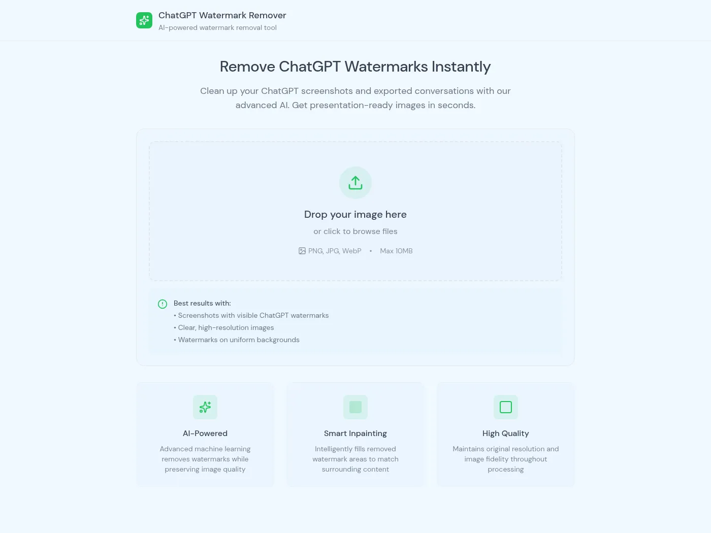 ChatGPT Watermark Remover