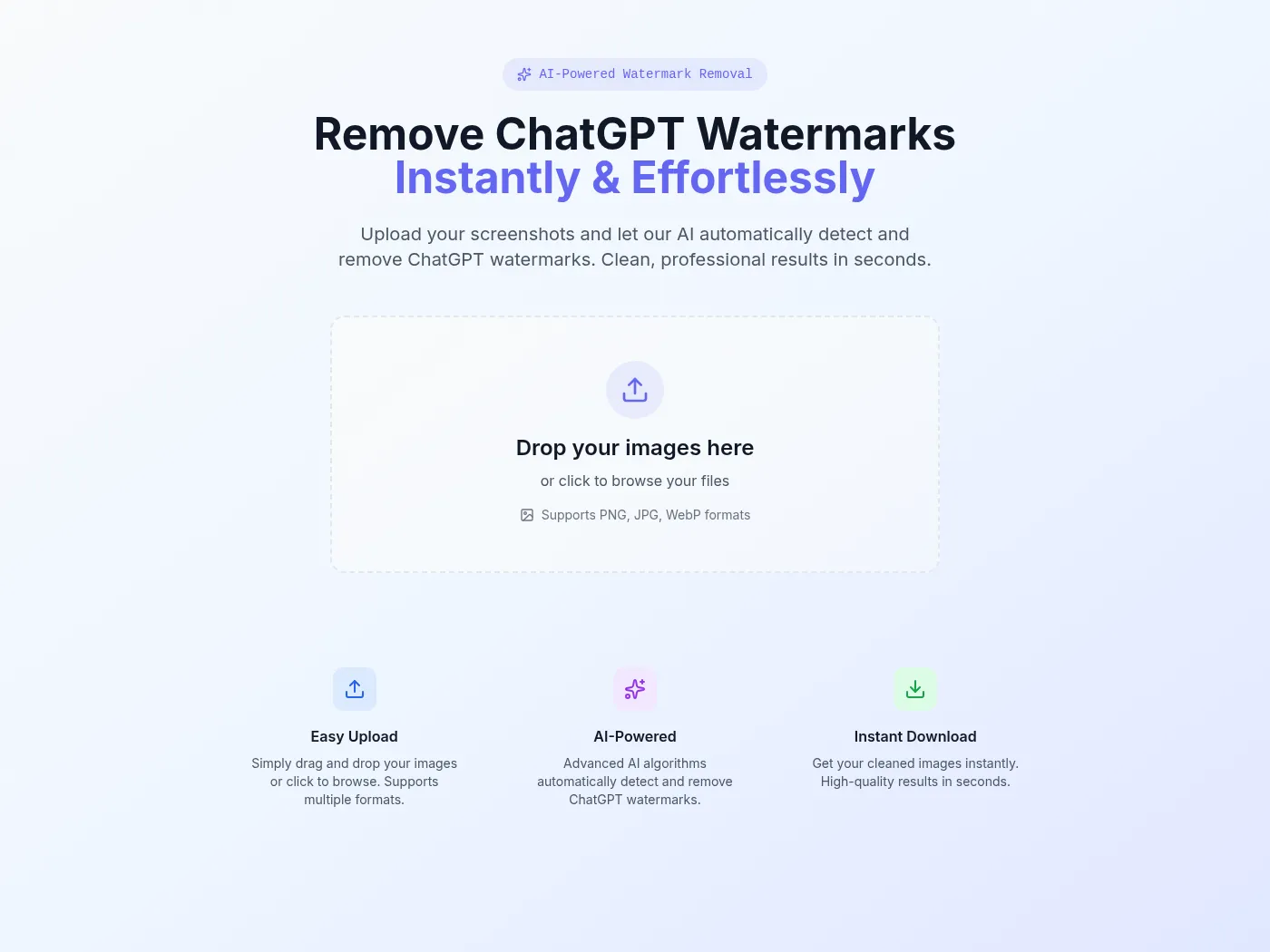 ChatGPT Watermark Remover