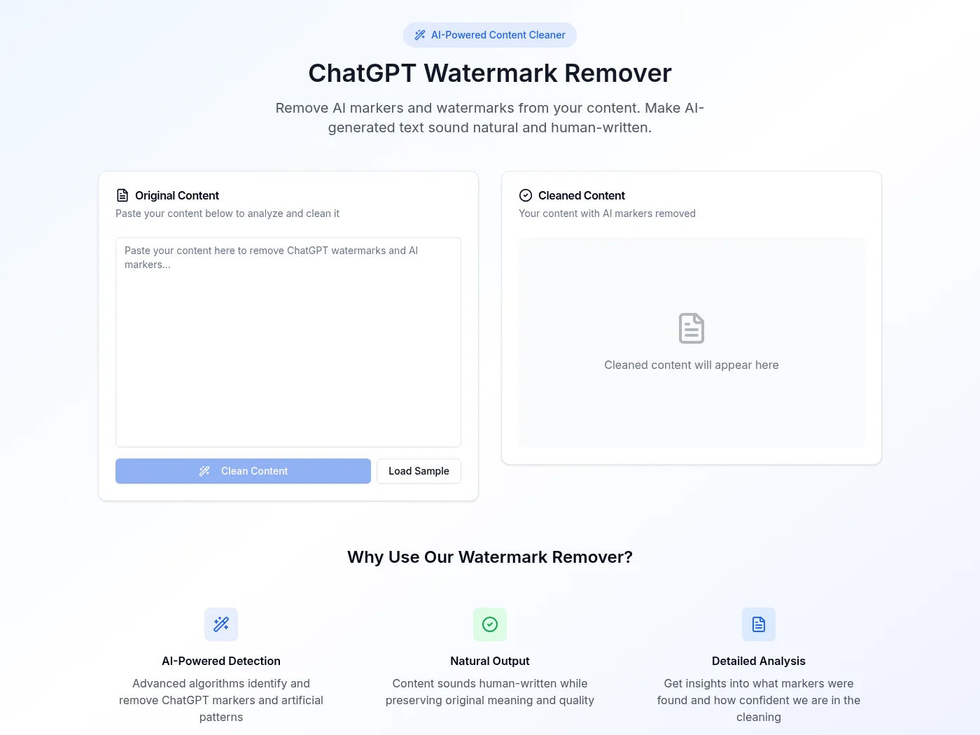 ChatGPT Watermark Remover