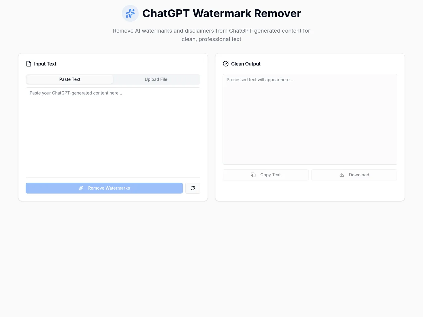 ChatGPT Watermark Remover