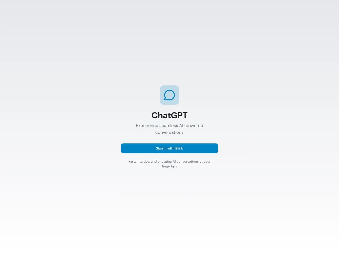 ChatGPT Web App