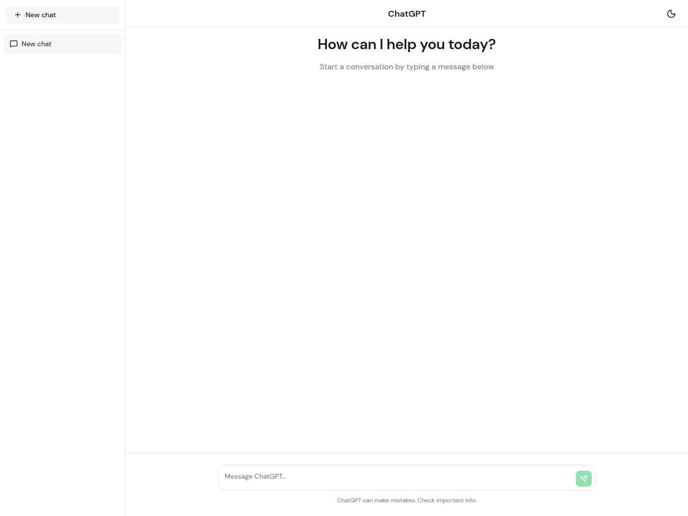 ChatGPT Web Clone