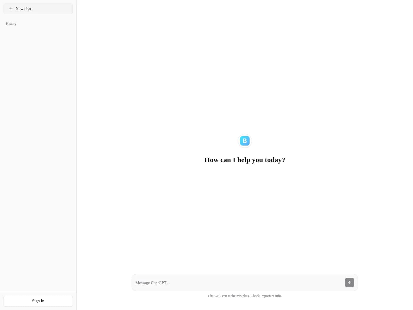 ChatGPT Web Clone