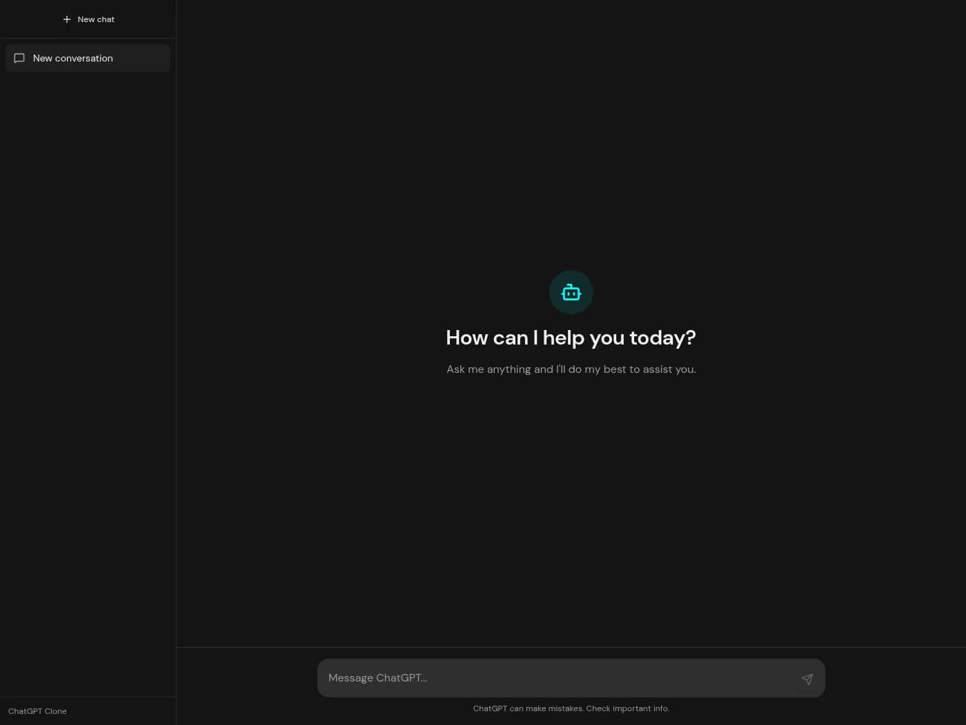 ChatGPT Web Clone