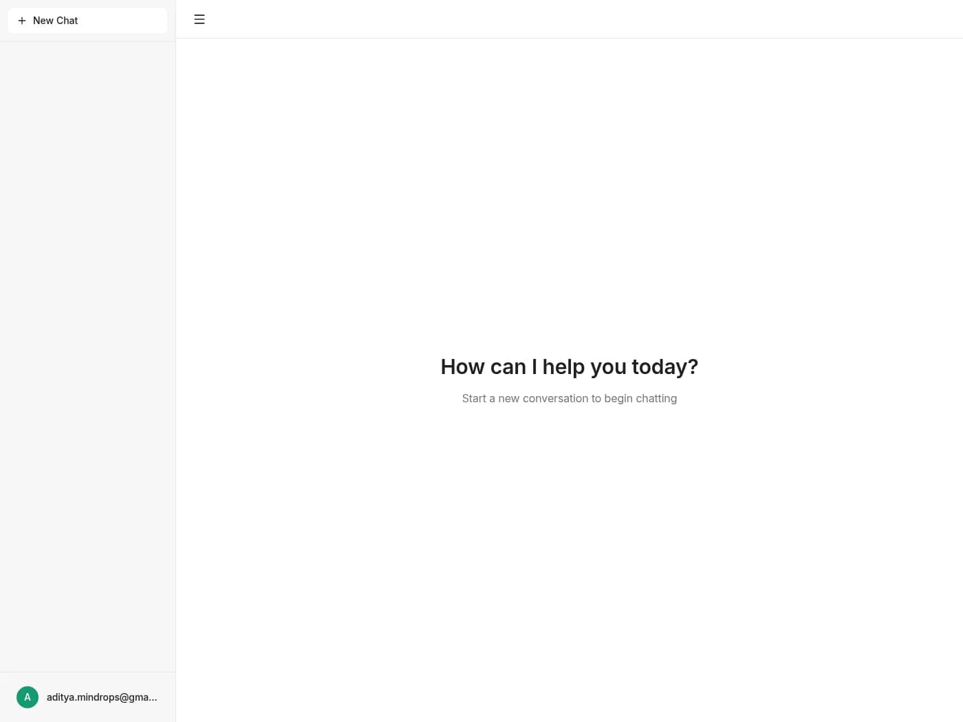 ChatGPT Web Interface Clone