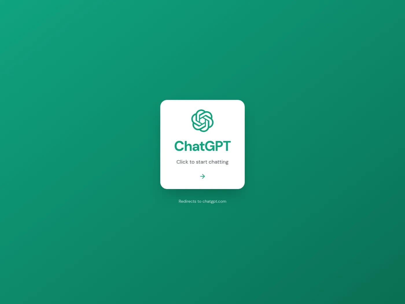 ChatGPT Website Shortcut