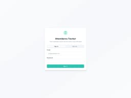 Check-in Check-out Attendance Tracker