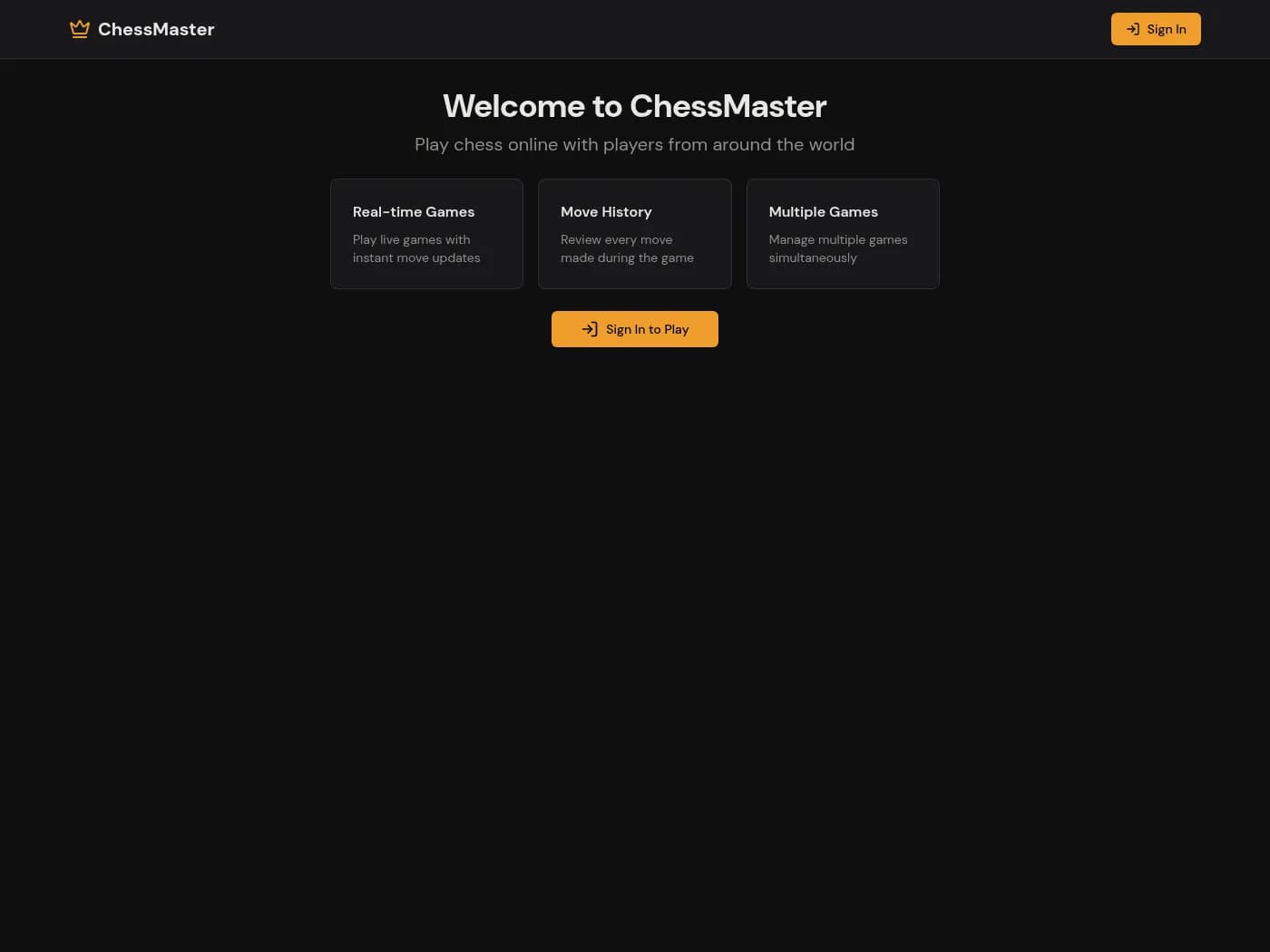 Online Chess Platform